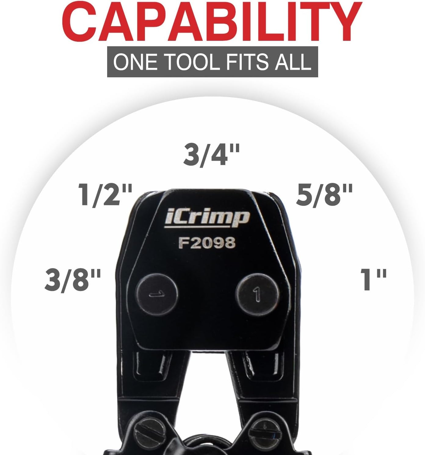 KIT-1096D PEX Clamp Tool Kit for 3/8" to 1" PEX Cinch Clamps — iCrimp Tools