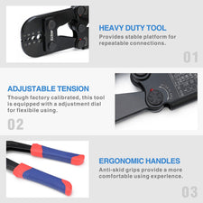 Wire Rope Crimper Kit with Cutter and Aluminum Loop Sleeves — iCrimp Tools