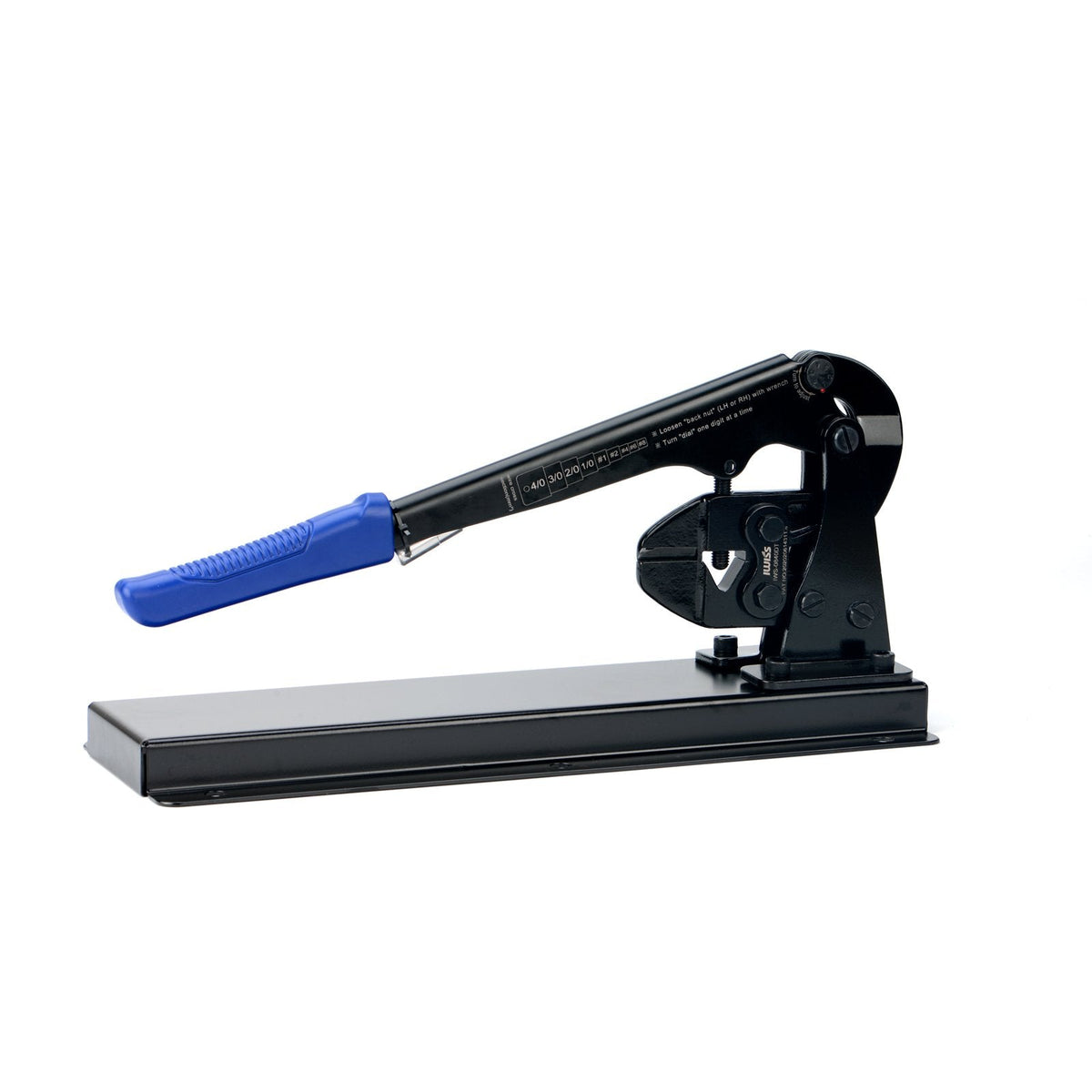 IWS-0840DT Punch Type Battery Lug Crimping Tool For 8-4/0AWG — iCrimp Tools