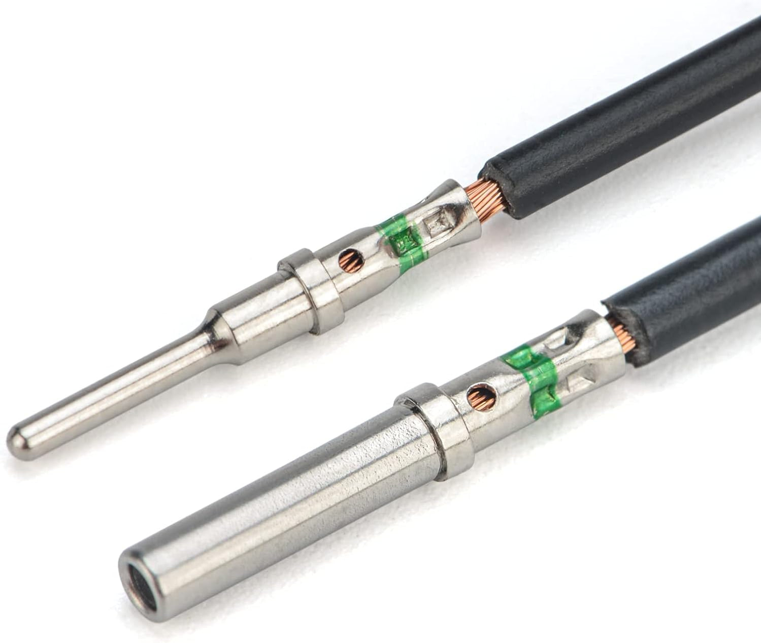 Deutsch Size 16 Solid Contacts DT Series Connector, 50 Pairs — iCrimp Tools