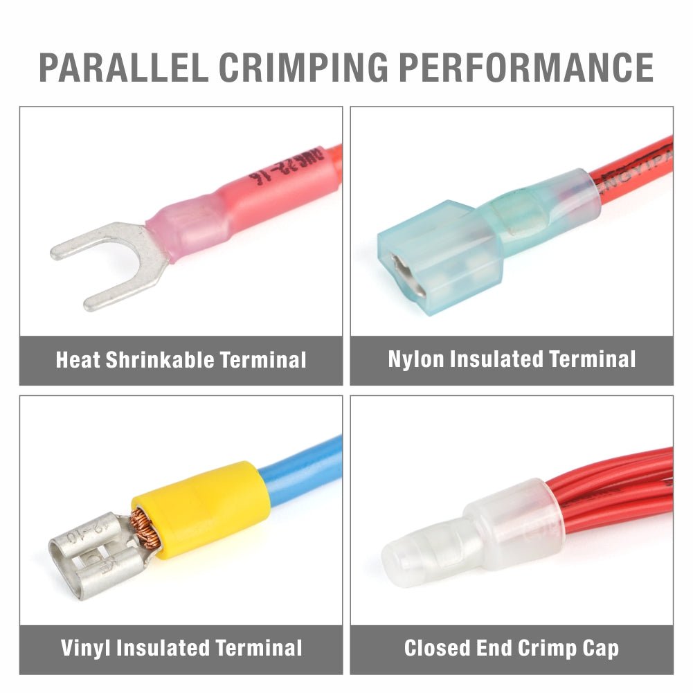Wire Crimping Tool For AWG22-10 Heat Shrink Connectors — iCrimp Tools