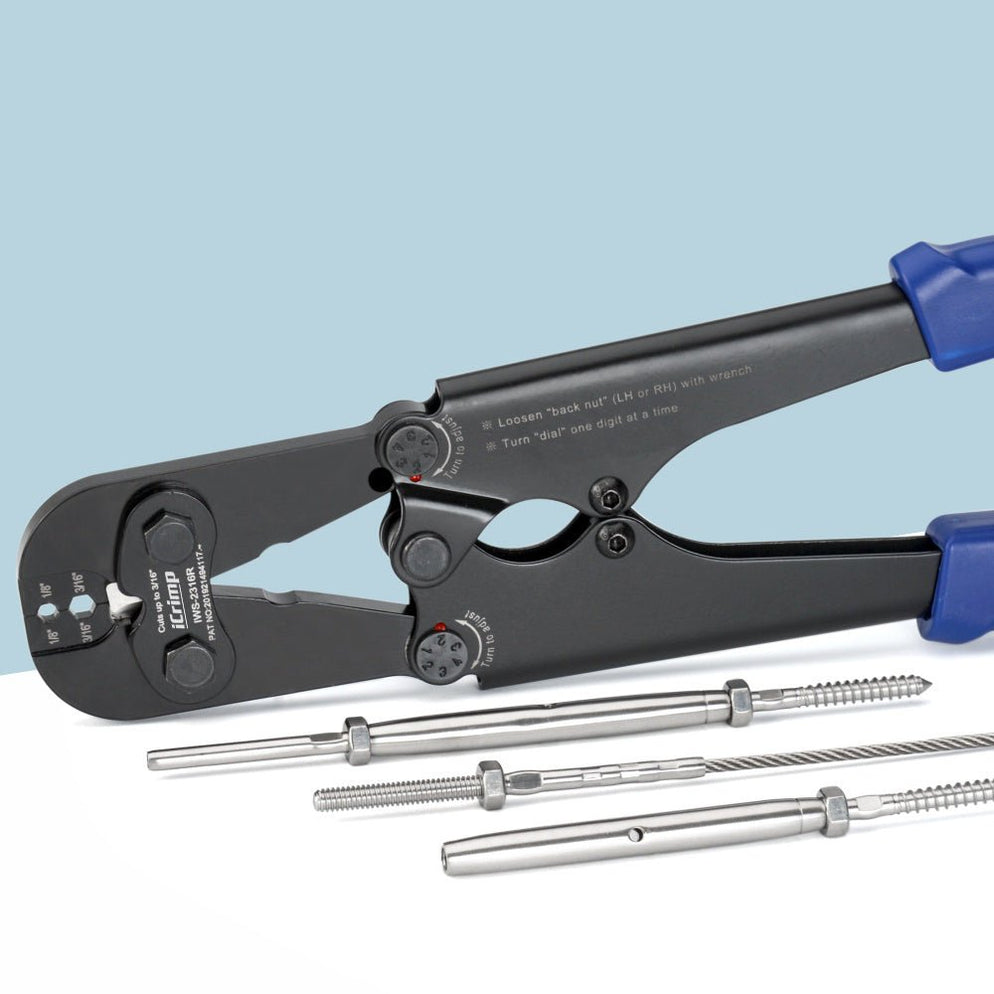 Heavy Duty Swager for 1/8-3/16" Stainless Steel Stud — iCrimp Tools