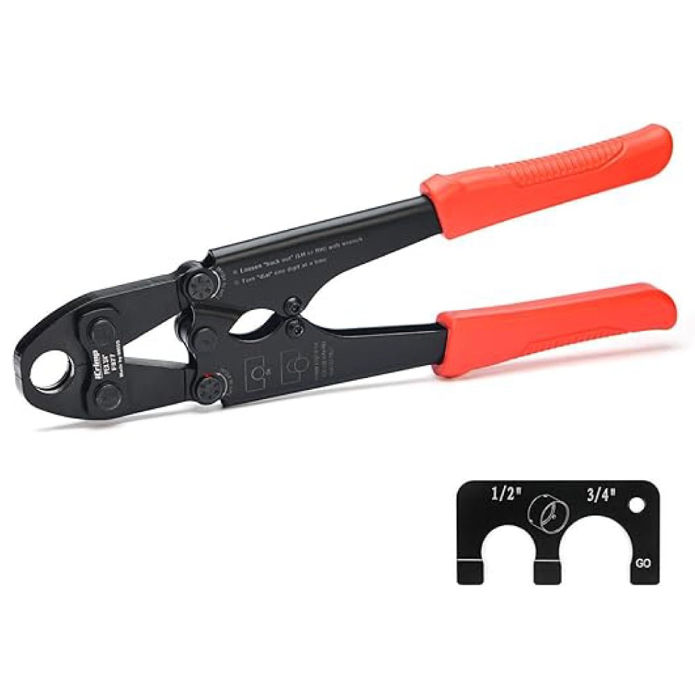 3/4-inch ASTM F877 Stainless Steel PEX Sleeves Crimping Tool — iCrimp Tools