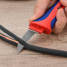 Utility Knife for Cable Skinning Wire Insulation Dismantling — iCrimp Tools