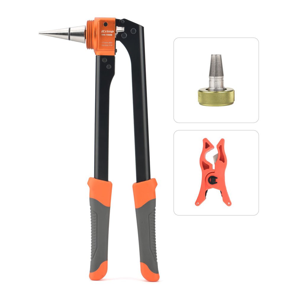 3/4-Inch Auto Rotation PEX Expansion Tool with PEX Cutter — iCrimp Tools