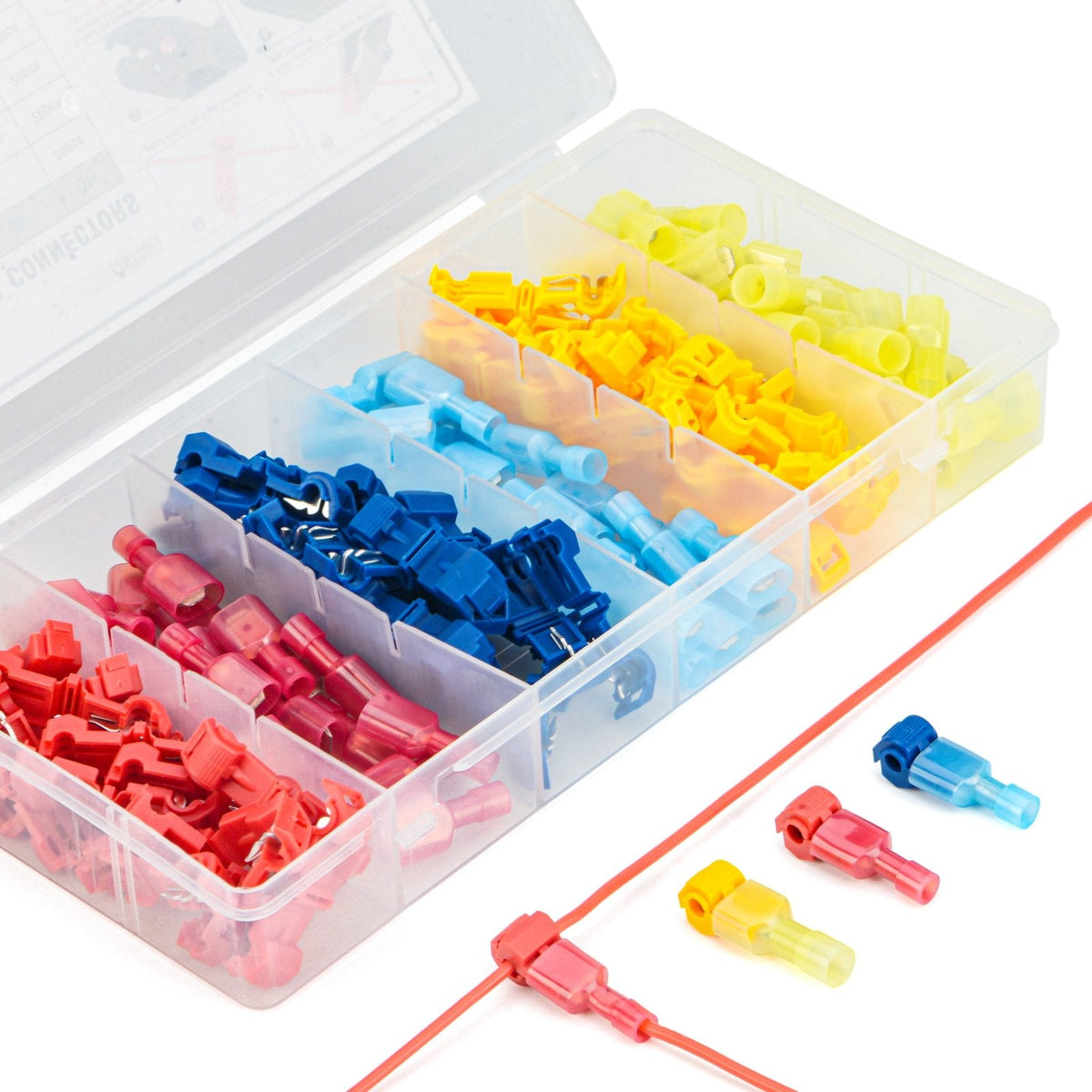 TTS-120 120pcs T Tap Electrical Wire Connectors Kit — iCrimp Tools