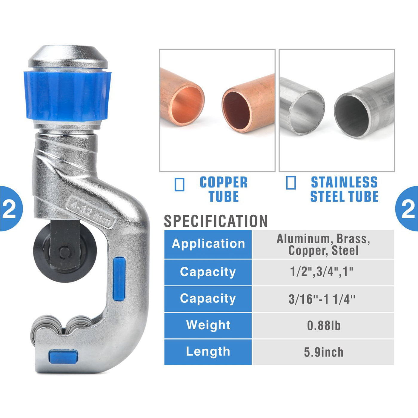 Hydraulic Press Tool Kit for 1/2",3/4",1" Copper Fittings — iCrimp Tools
