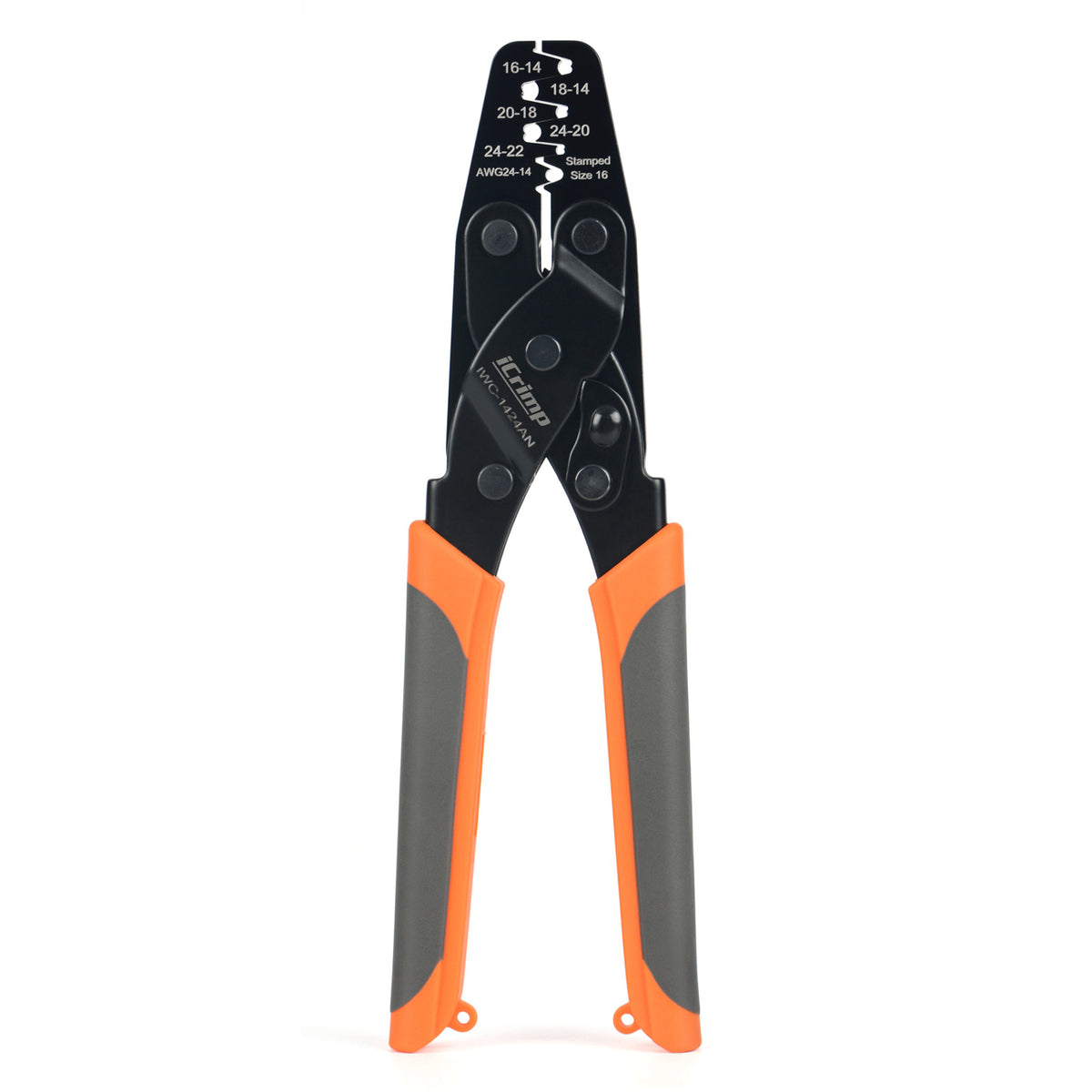 AWG24-14 Deutsch Connector Crimper for Open Barrel Terminals — iCrimp Tools