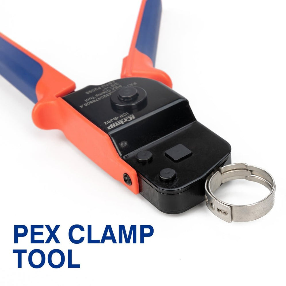 PEX Clamp Tool for 3/8,1/2,3/4,1-in Stainless Steel Clamps — iCrimp Tools