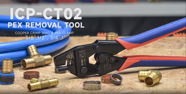 Removal Tool For PEX Copper & Stainless Steel Crimp Rings — iCrimp Tools