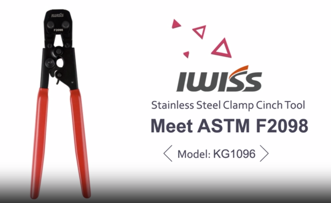 Ratchet Clamp Tool for 3/8"-1" ASTM F2098 Hose Clamps — iCrimp Tools