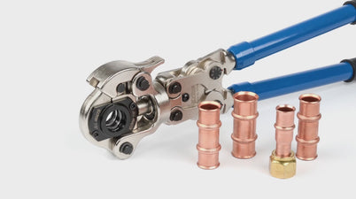 Copper Pipe Pressing Tool Kit with Cutter & Deburring Tool — iCrimp Tools