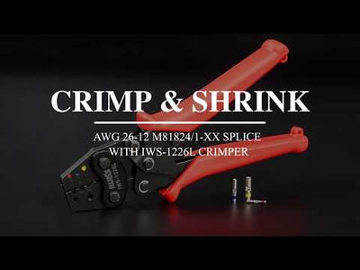 Crimper for Raychem TE MiniSeal Low Profile from AWG 26-12 — iCrimp Tools