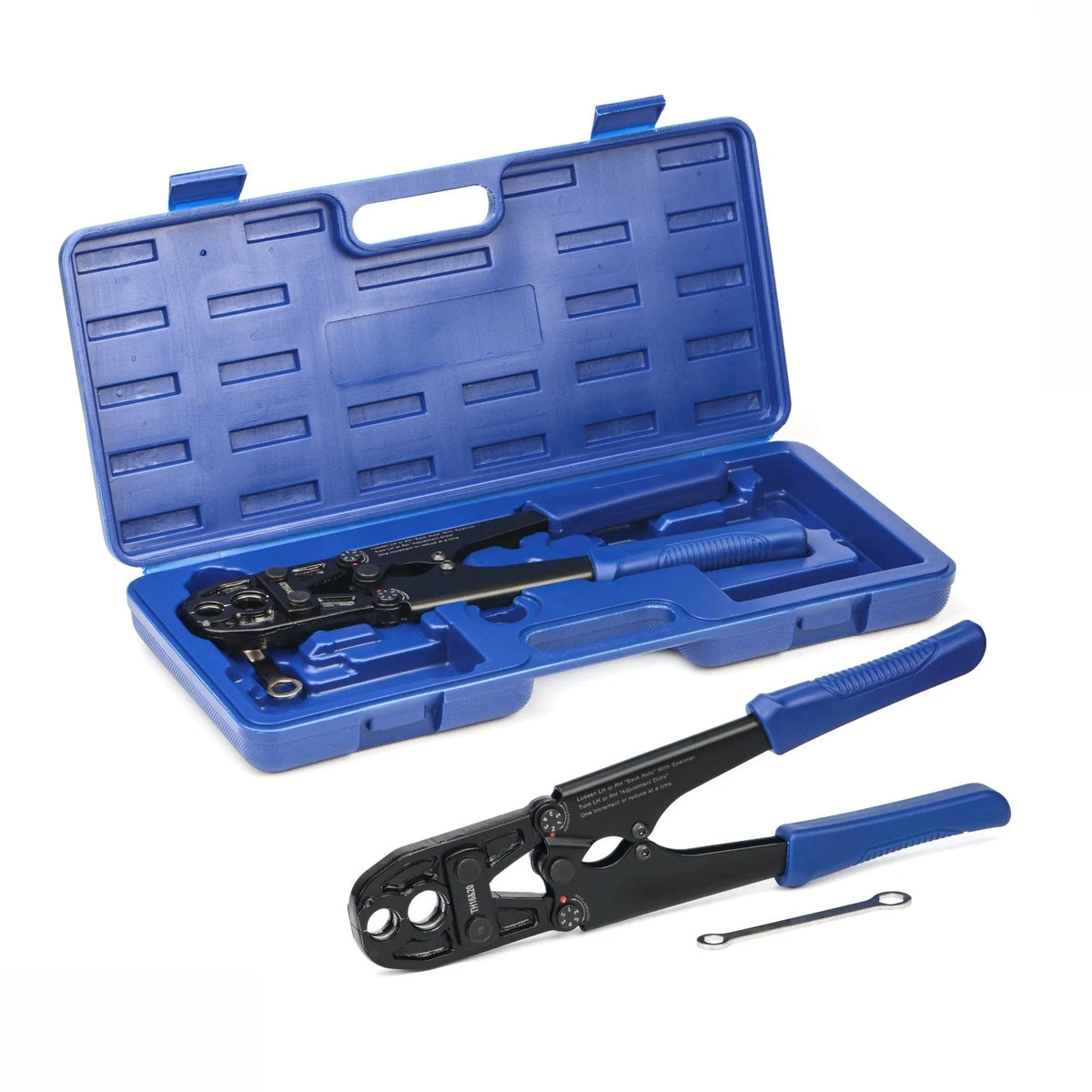 Dual-head PAP & PEX Pipe Press Tool With 16mm & 20mm Die Set — iCrimp Tools
