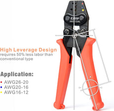 Crimper for Raychem TE MiniSeal Low Profile from AWG 26-12 — iCrimp Tools