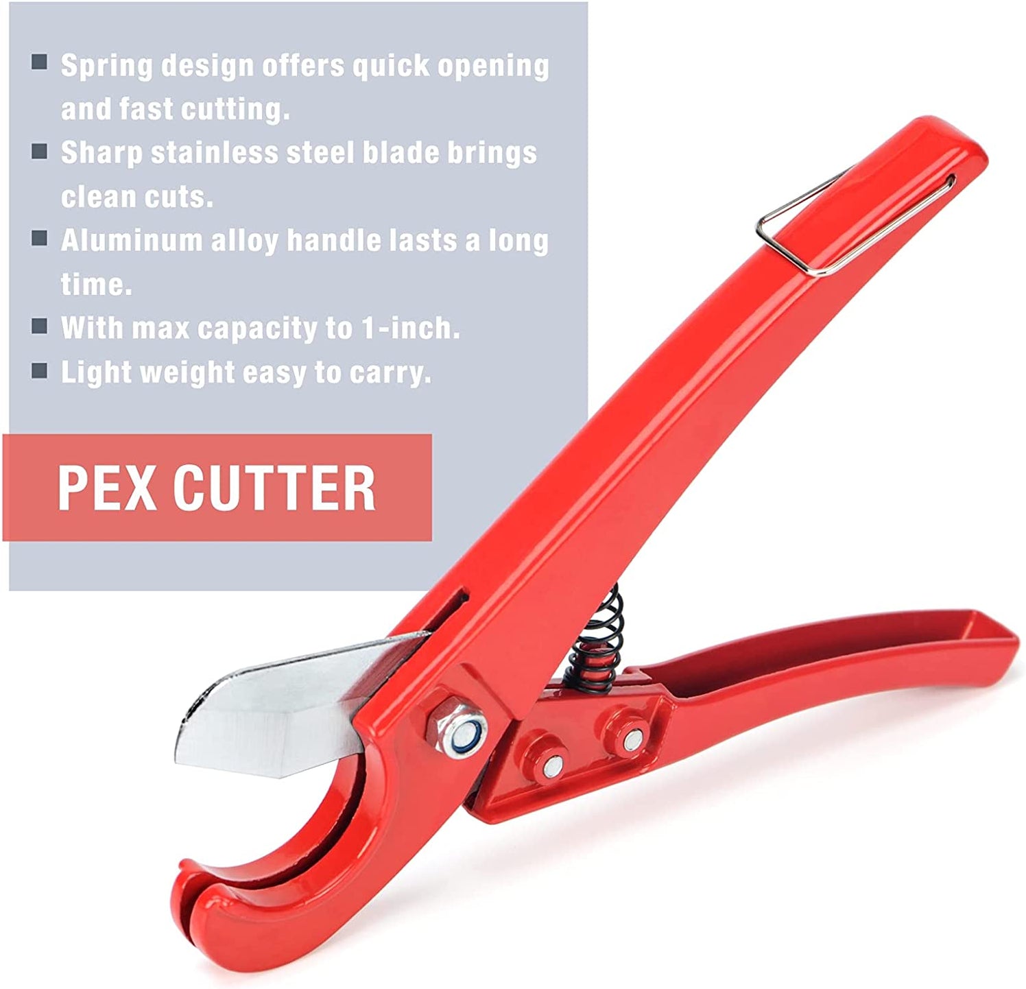 1/2 and 3/4-inch Dual PEX Crimper w/Copper Rings, PEX Cutter — iCrimp Tools